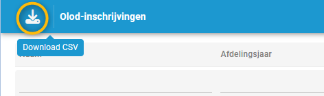 OLOD-inschrijvingen – Informat support