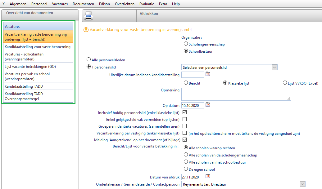 Vacatures-Kandidaatstelling-Loopbaanoverzicht – Informat support